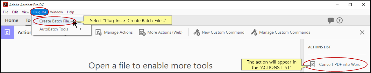 Batch Conversion of PDF Files into Microsoft Word Format