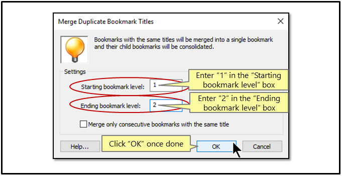 Bookmarking PDF Documents by Text Pattern Using the AutoBookmark™ Plug ...