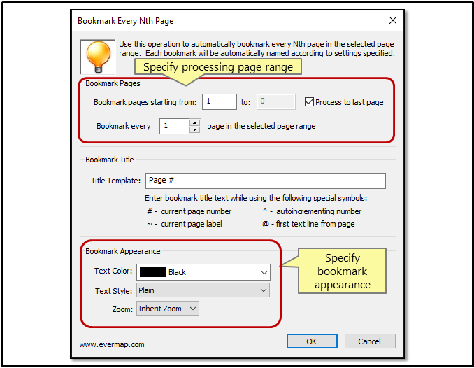 Bookmarking Every Nth Page In A PDF Document Using The AutoBookmark ...