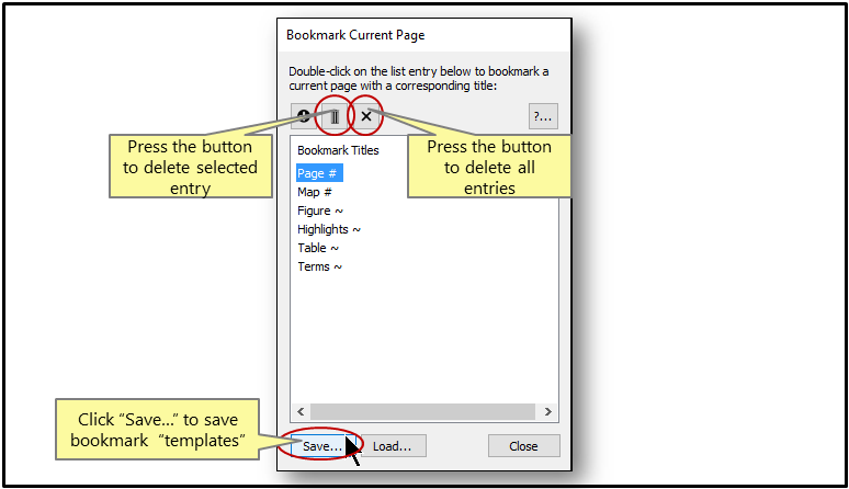 One-Click Bookmarking using List of Bookmarks