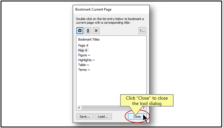 One-Click Bookmarking using List of Bookmarks