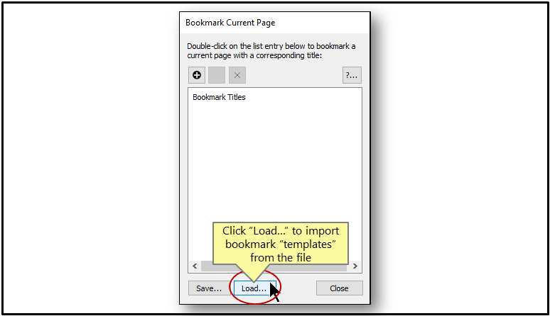 One-Click Bookmarking using List of Bookmarks