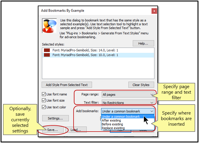 Bookmarking PDF Text "By Example" Using The AutoBookmark™ Plug-in For ...