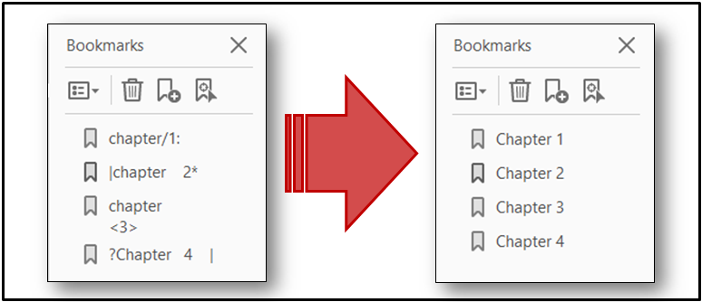 Cleanup Bookmark Titles Using The AutoBookmark™ Plug-in For The Adobe ...