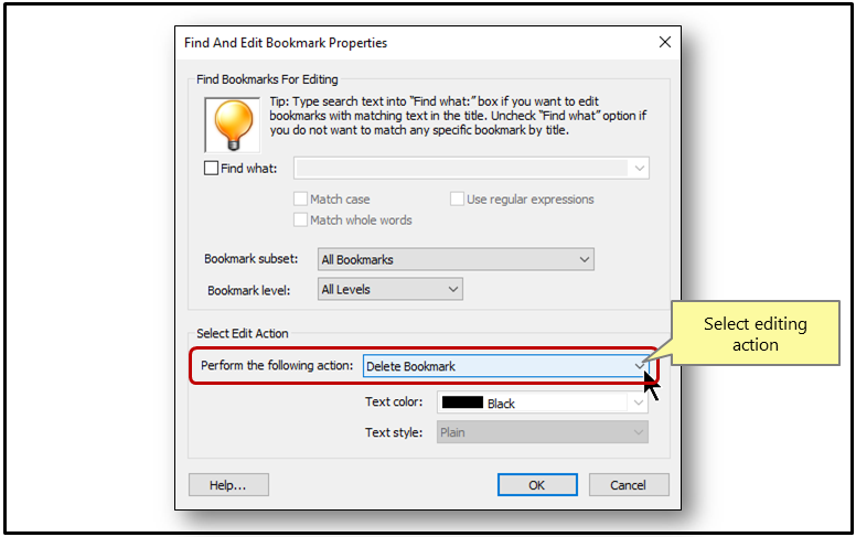 Delete, Move and Style PDF Bookmarks Using The AutoBookmark™ Plug-in