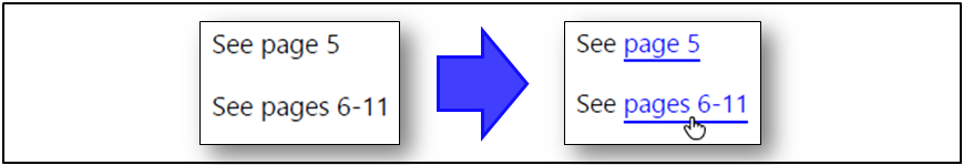 Creating PDF Links To Page Numbers