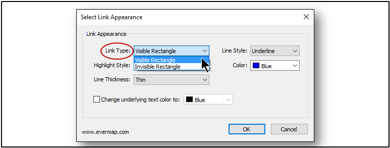 Linking PDF Table Of Contents To Pages