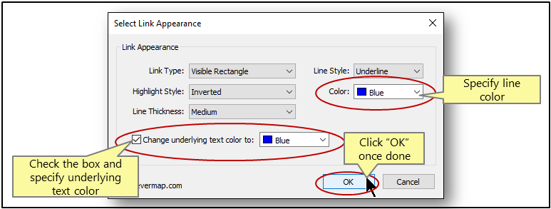 Linking PDF Table Of Contents To Pages