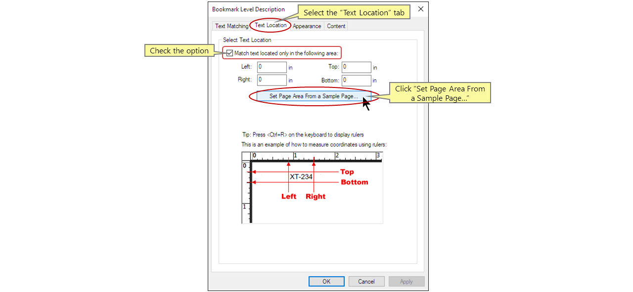 Bookmarking by Text Style