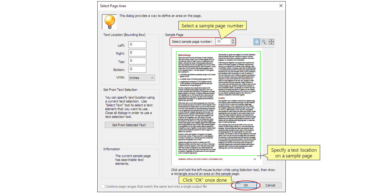 Bookmarking by Text Style