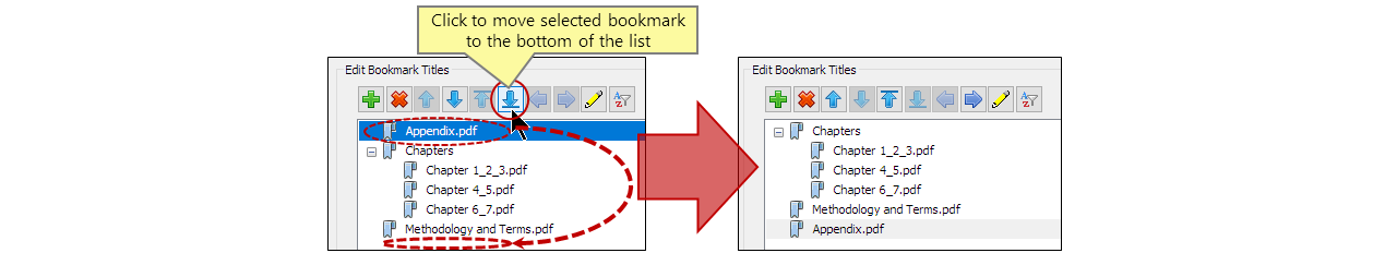 Adding PDF Bookmarks to Files