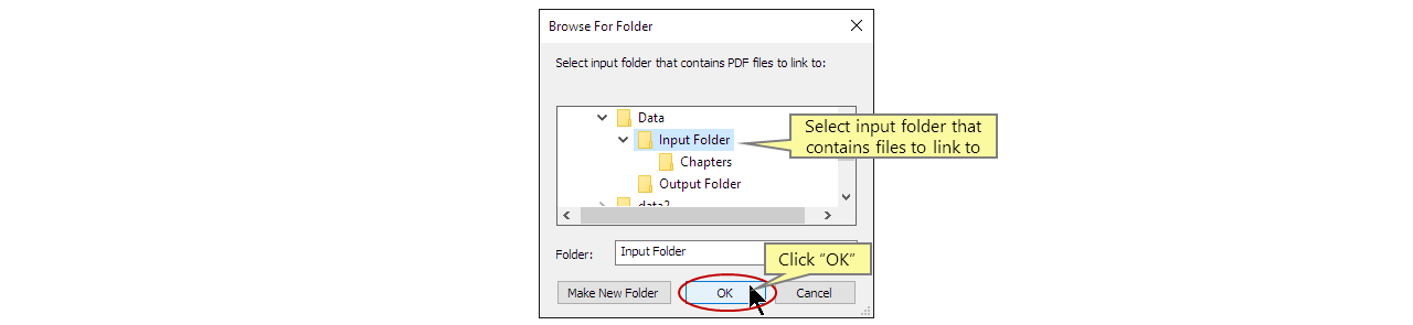 Adding PDF Bookmarks to Files