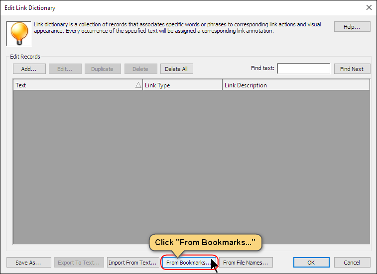 Creating Links from Bookmarks in PDF Files