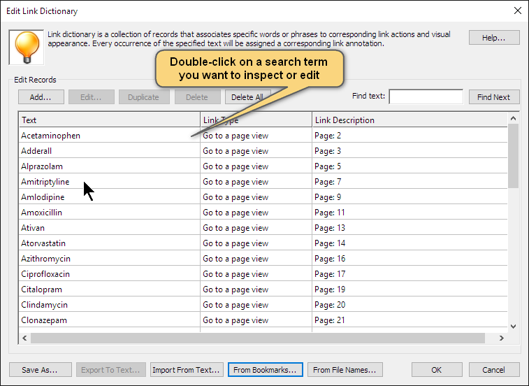 Creating Links from Bookmarks in PDF Files