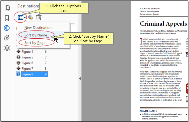 Introduction to PDF Destinations