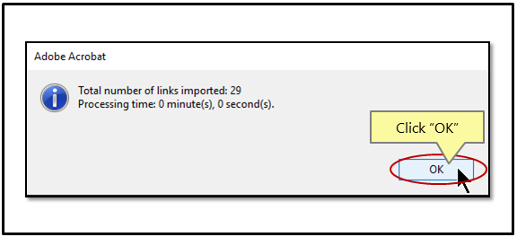 Exporting and Importing PDF Links To/From Text Files