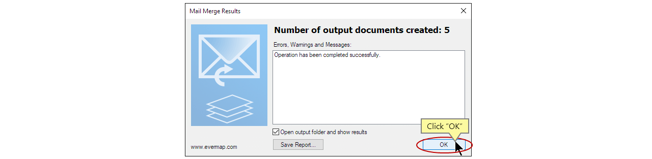 Naming output PDF files using text from data fields