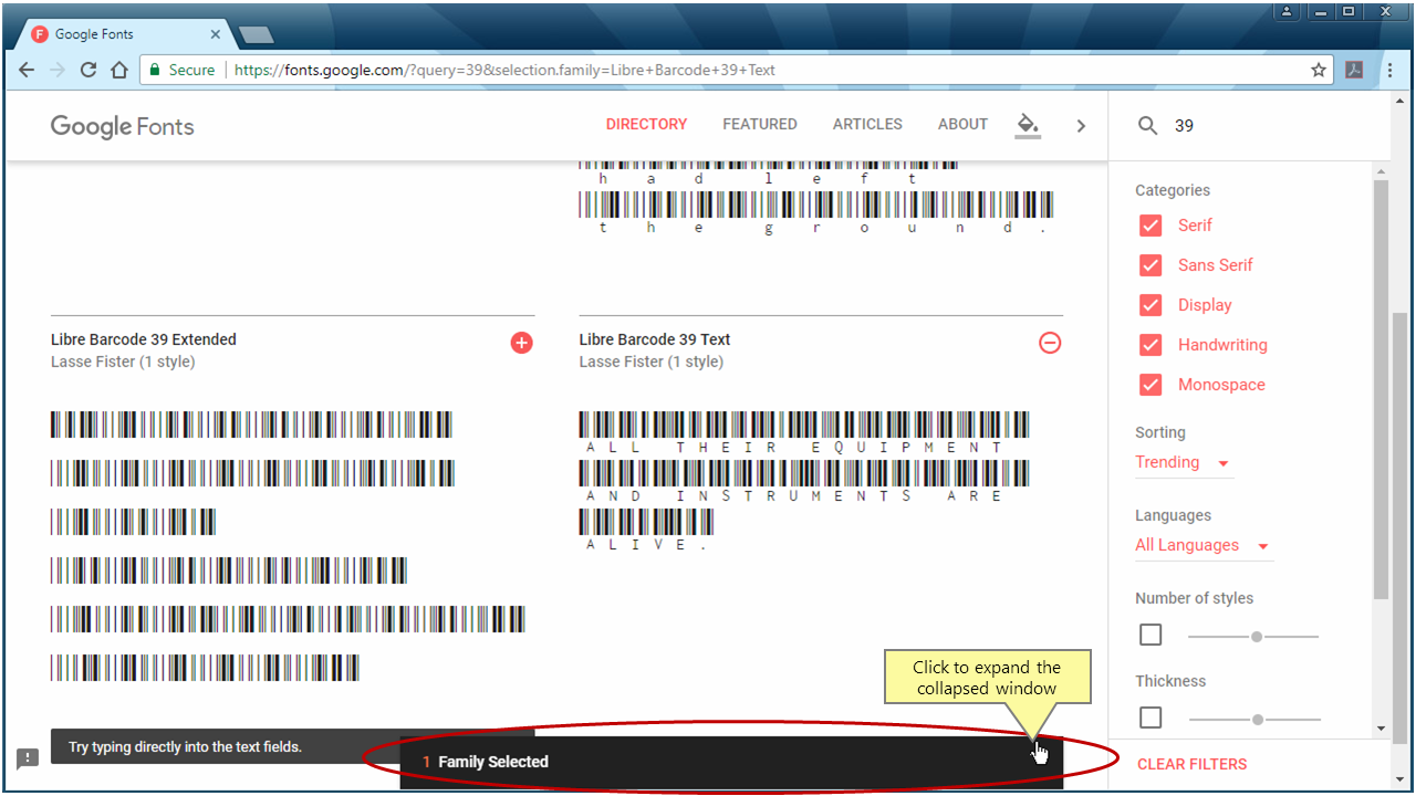 Creating Code 39 Barcode In a PDF Form