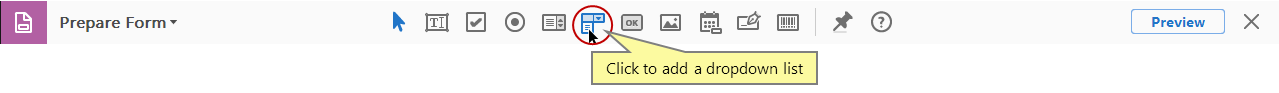 Using PDF Checkboxes, Radio Buttons and List Boxes