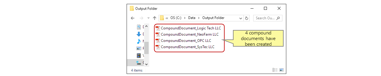 Group Output PDF Forms Into Compound Documents