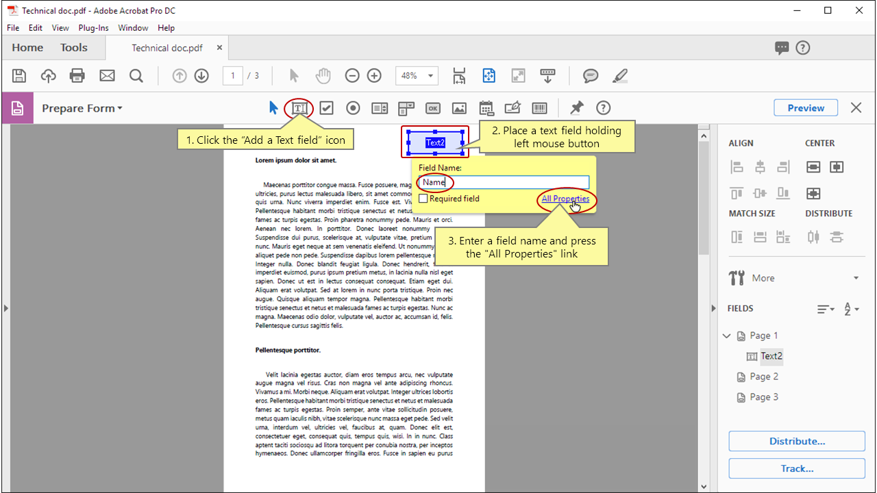 Watermarking PDF Files