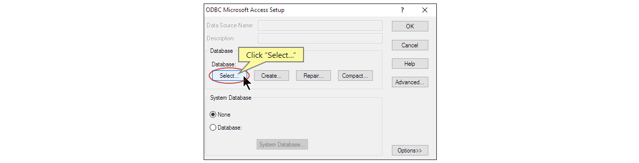 Using ODBC Databases in the Mail Merge