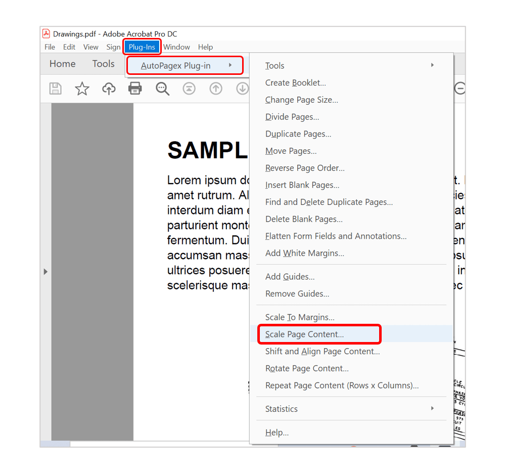 Scale PDF Page Content With AutoPageX 