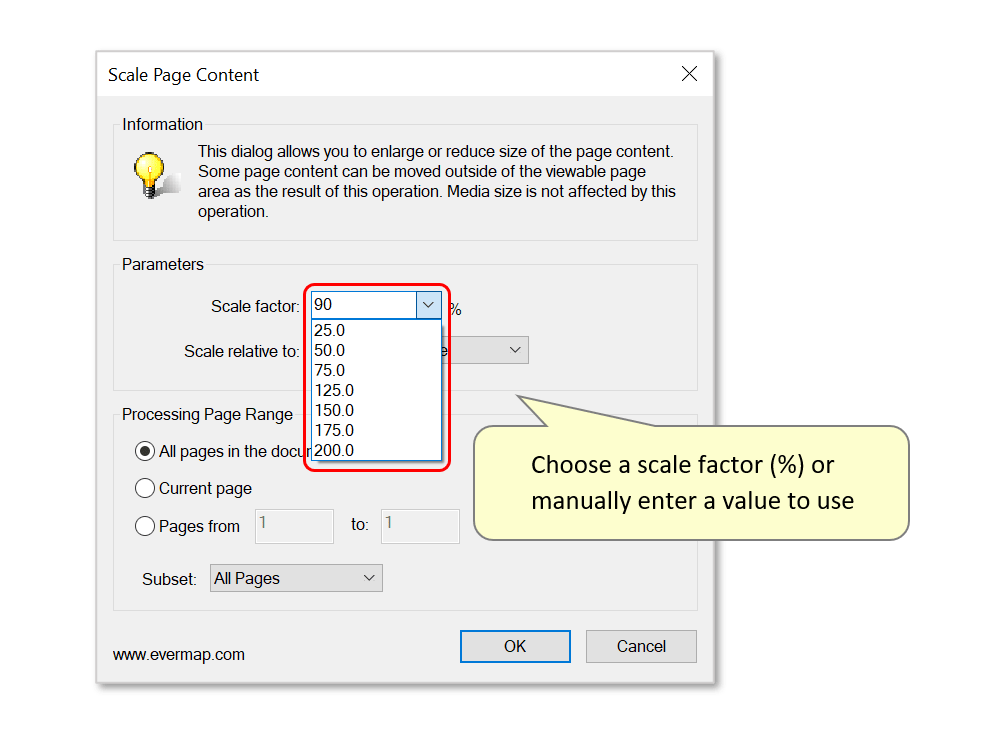 Scale PDF Page Content With AutoPageX 