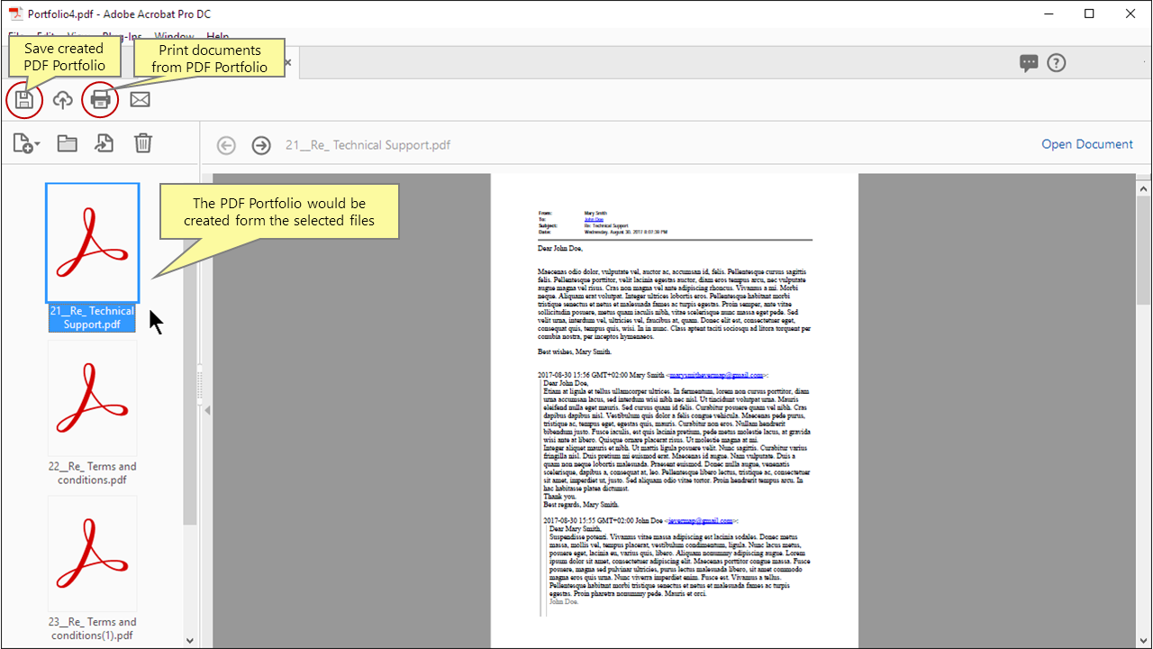 Deduplicating PDF Files