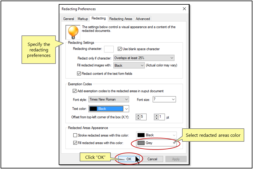 Redacting By Drawing Areas with AutoRedact® Plug-in For Adobe® Acrobat®