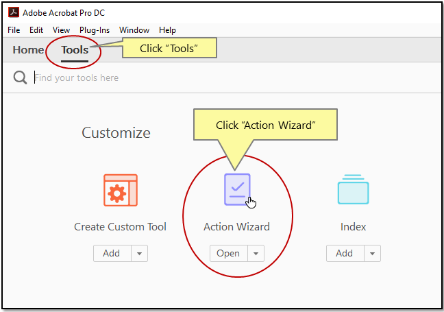 Redacting Multiple PDF Files with Action Wizard