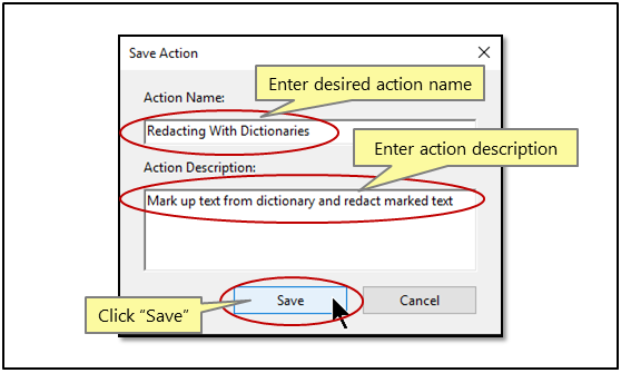 Redacting Multiple PDF Files with Action Wizard
