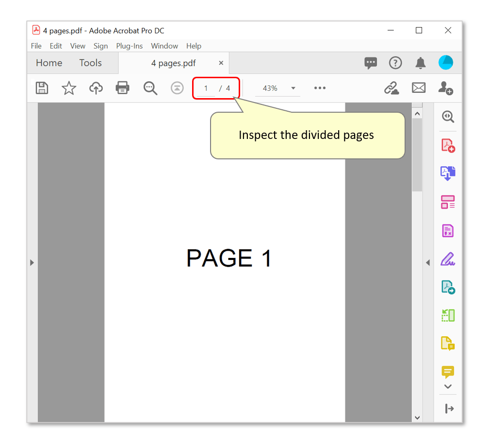 Divide PDF Pages Into Multiple With AutoSplit 