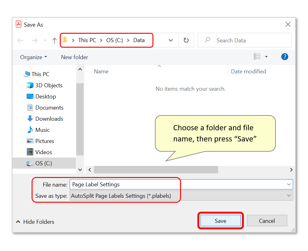 Assign PDF Page Labels Via A Text Search